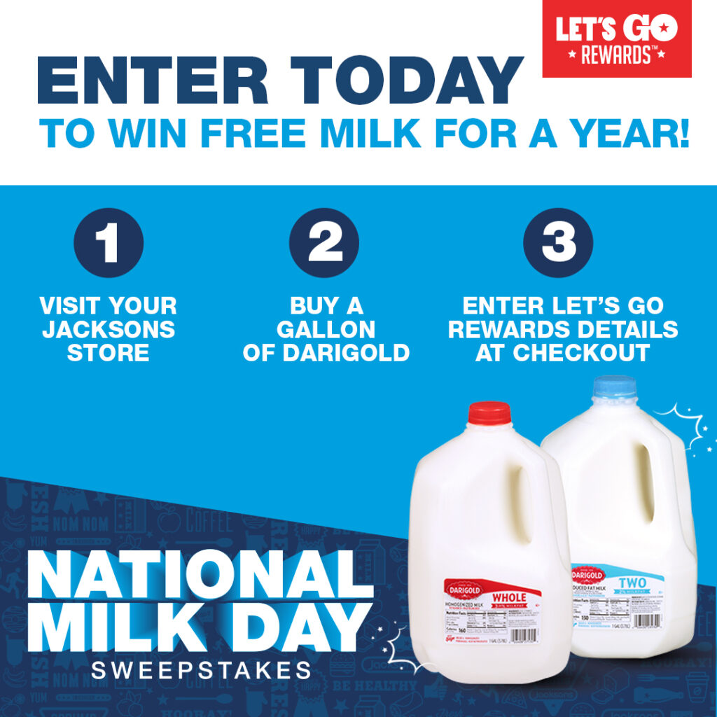 Jacksons Food Stores - National Milk Day 2025 - Jacksons Food Stores